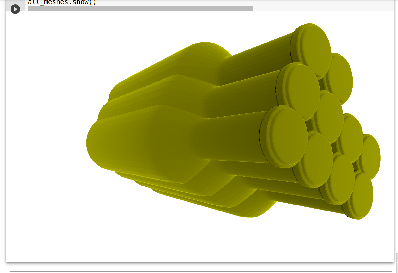 changing the scale from 1. to 0.3 didn't make any difference in the size of the object in hand ...