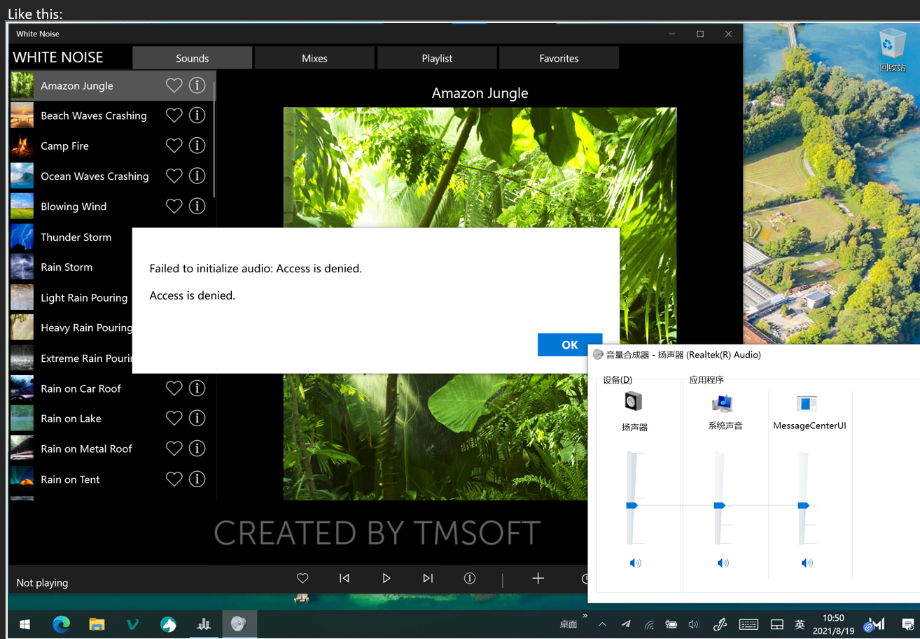 Ambie doesn’t emit any sounds even when playing · Issue #202 · jenius-apps/ambie · GitHub