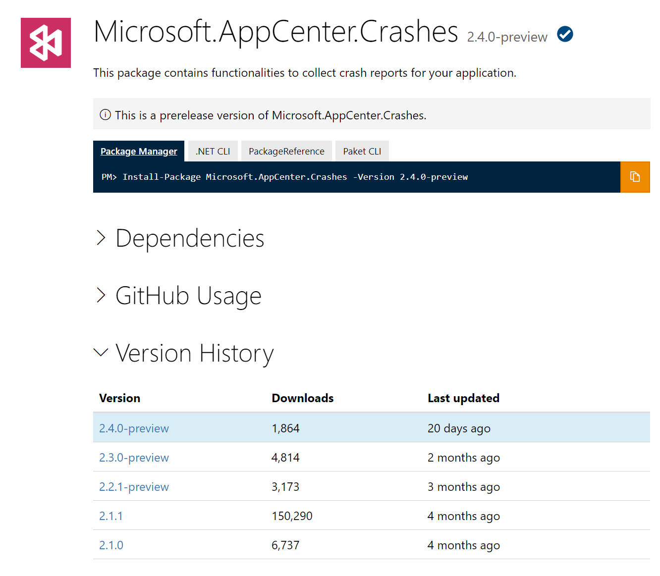 UWP: support handled exceptions · Issue #150 · microsoft/appcenter · GitHub