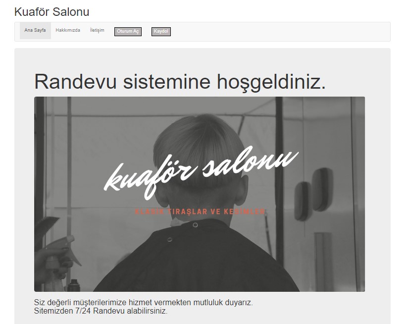GitHub - Veysibeyaz/berber_randevu: Berbere gitmeden önce kolaylıkla randevu alabileceğiniz bir ...