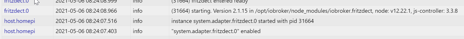Nach Update des js-Controllers (3.3.x) werden folgende Fehler im Log angezeigt (es werden ...