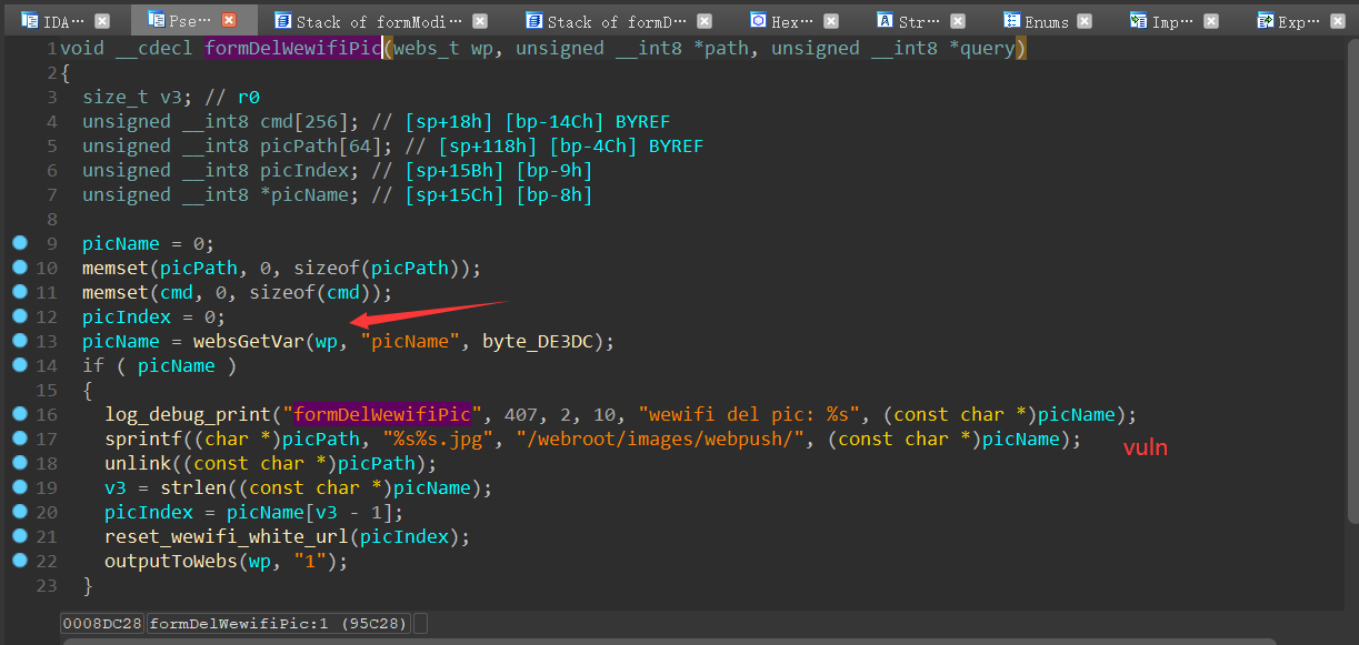 vuln/iot/Tenda/W15EV1/formDelWewifiPic.md at main · Zhi0Yuan/vuln · GitHub