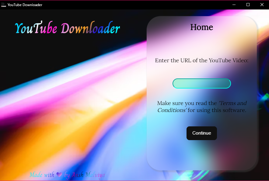 GitHub - AnonymousTechDeveloper/YouTube-Downloader: Download your ...