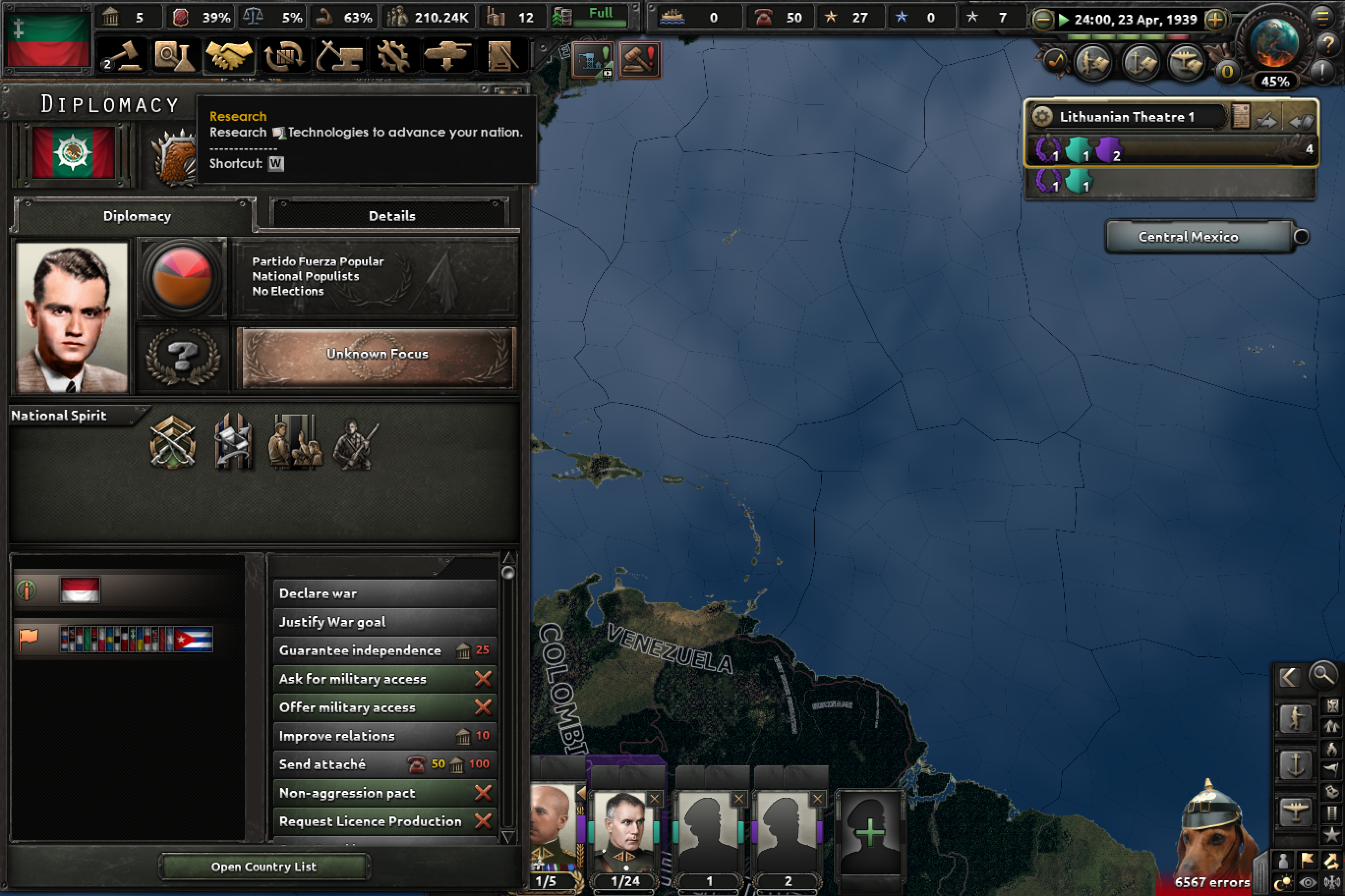 MEX-Mexican war with entire RP, not sure what happened · Issue #14748 ...