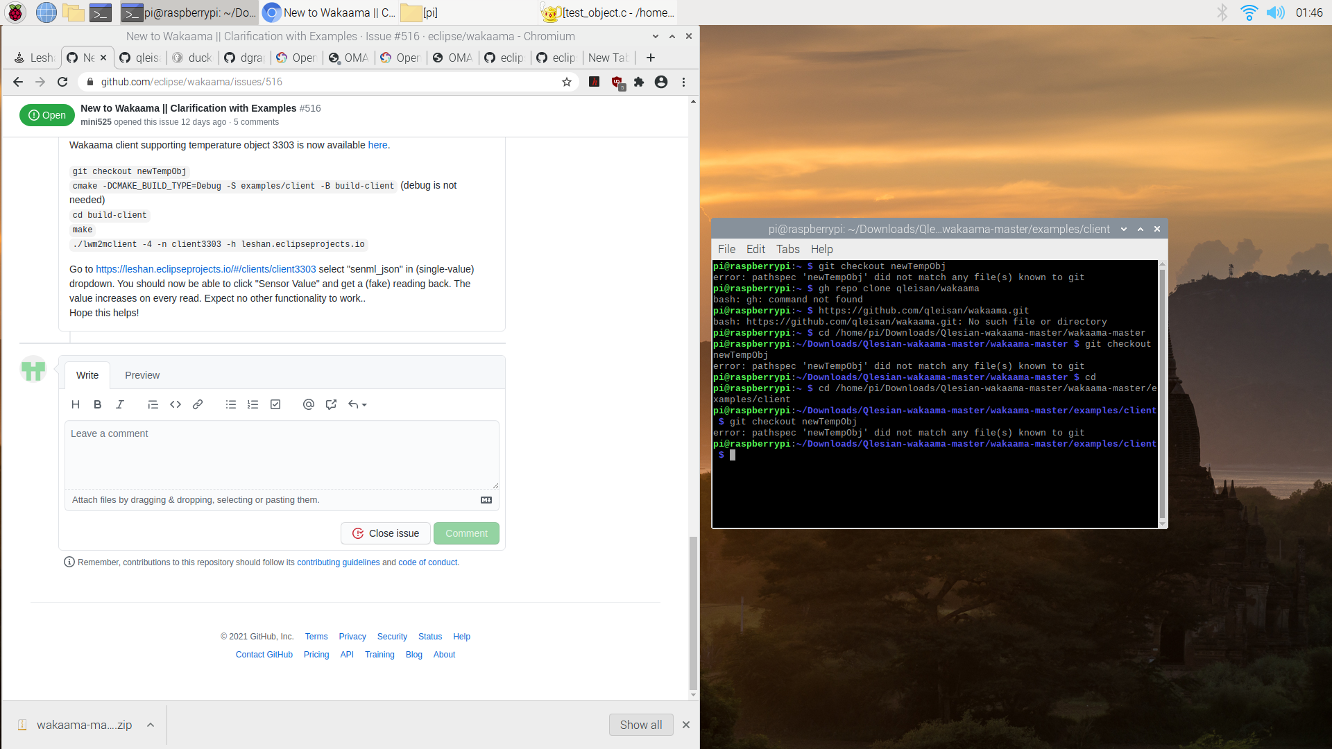 New to Wakaama || Clarification with Examples · Issue #516 · eclipse-wakaama/wakaama · GitHub