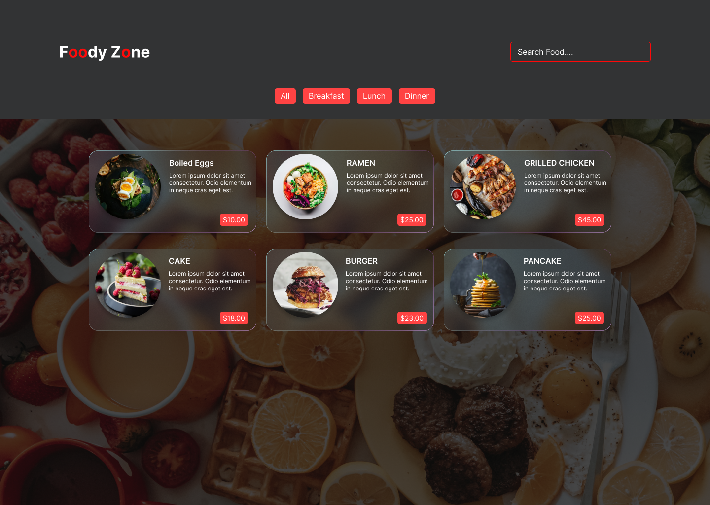 GitHub - vishalpande/Foody-Zone: Food Zone is a web application built ...