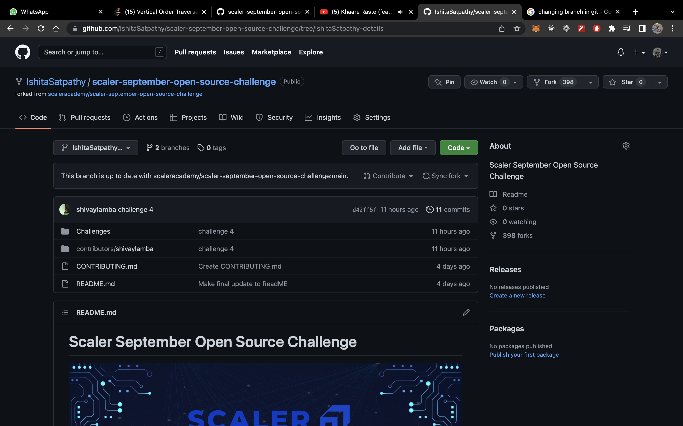 Challenge 4 done · Issue #301 · scaleracademy/scaler-september-open ...