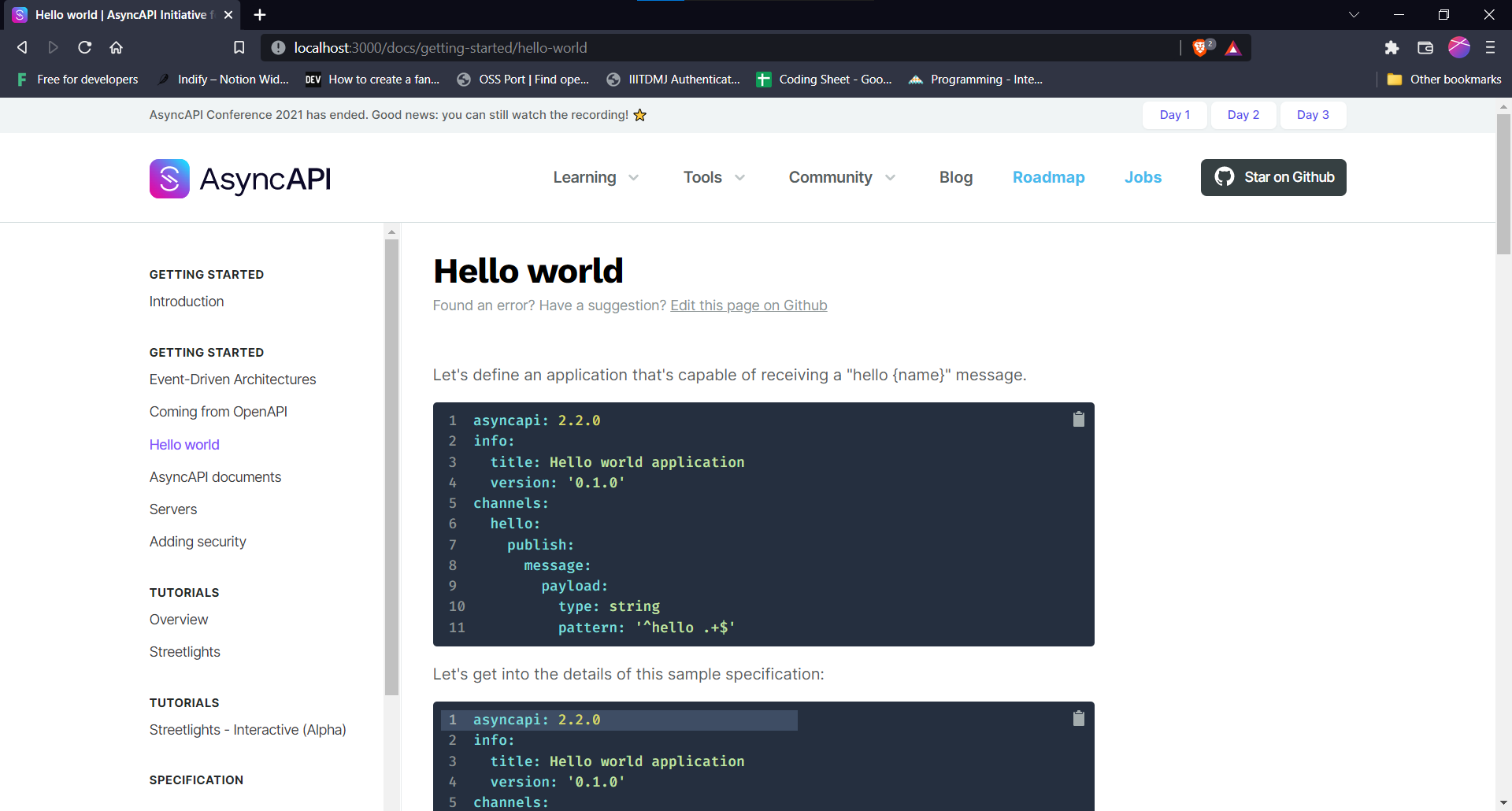 Pages written in MDX are not rendered on Windows build · Issue #478 · asyncapi/website · GitHub