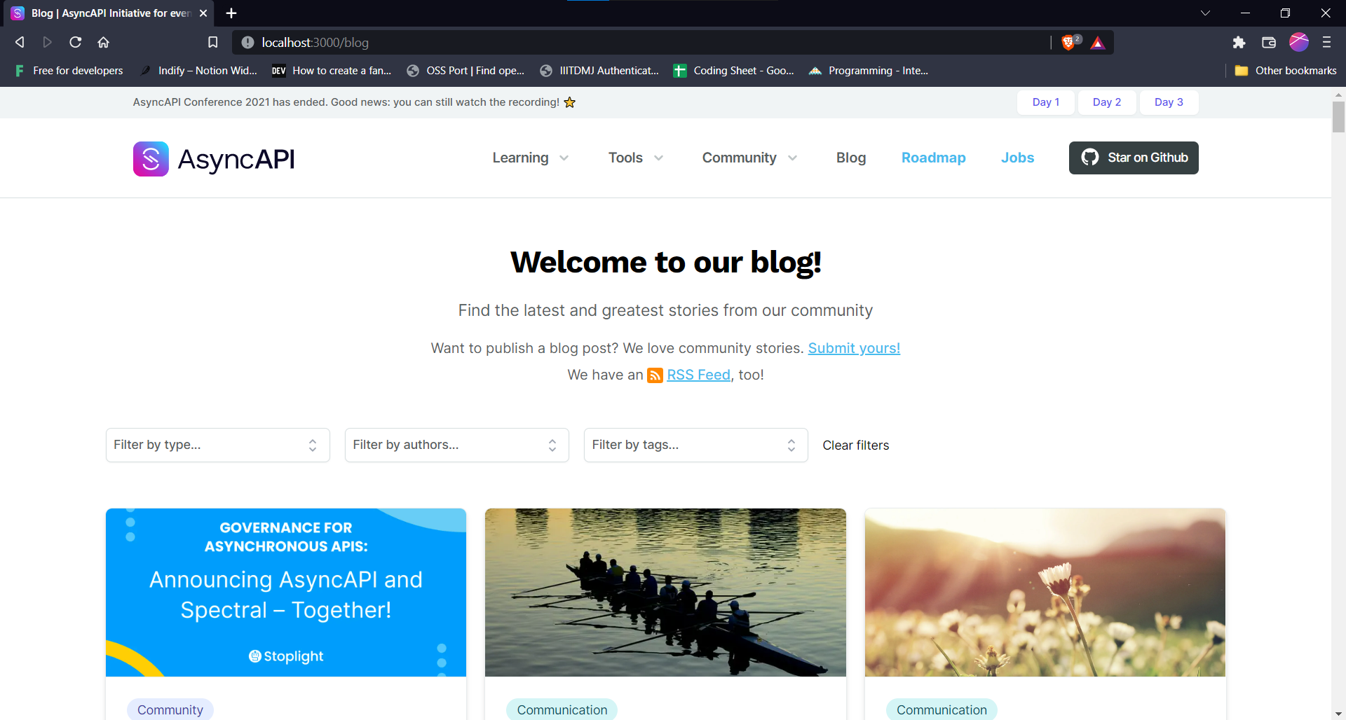 Pages written in MDX are not rendered on Windows build · Issue #478 · asyncapi/website · GitHub
