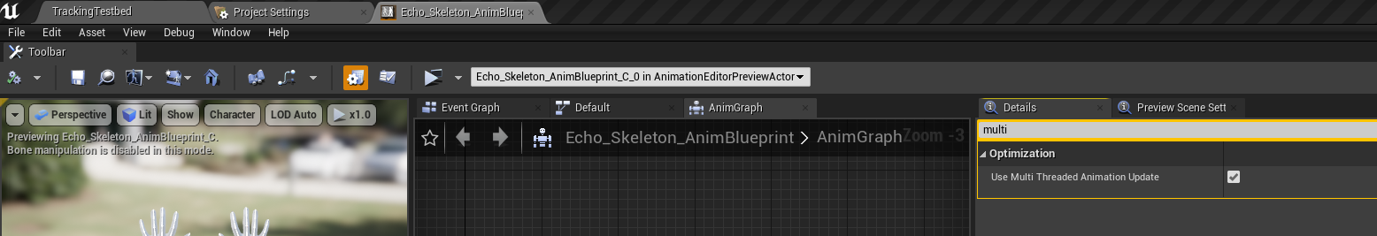 how can i reduce latency when tracking 2 hands with the character mesh from the LeapMotionModule ...