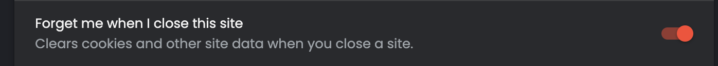 Text change in forgetful browsing global setting · Issue #30163 · brave/brave-browser · GitHub