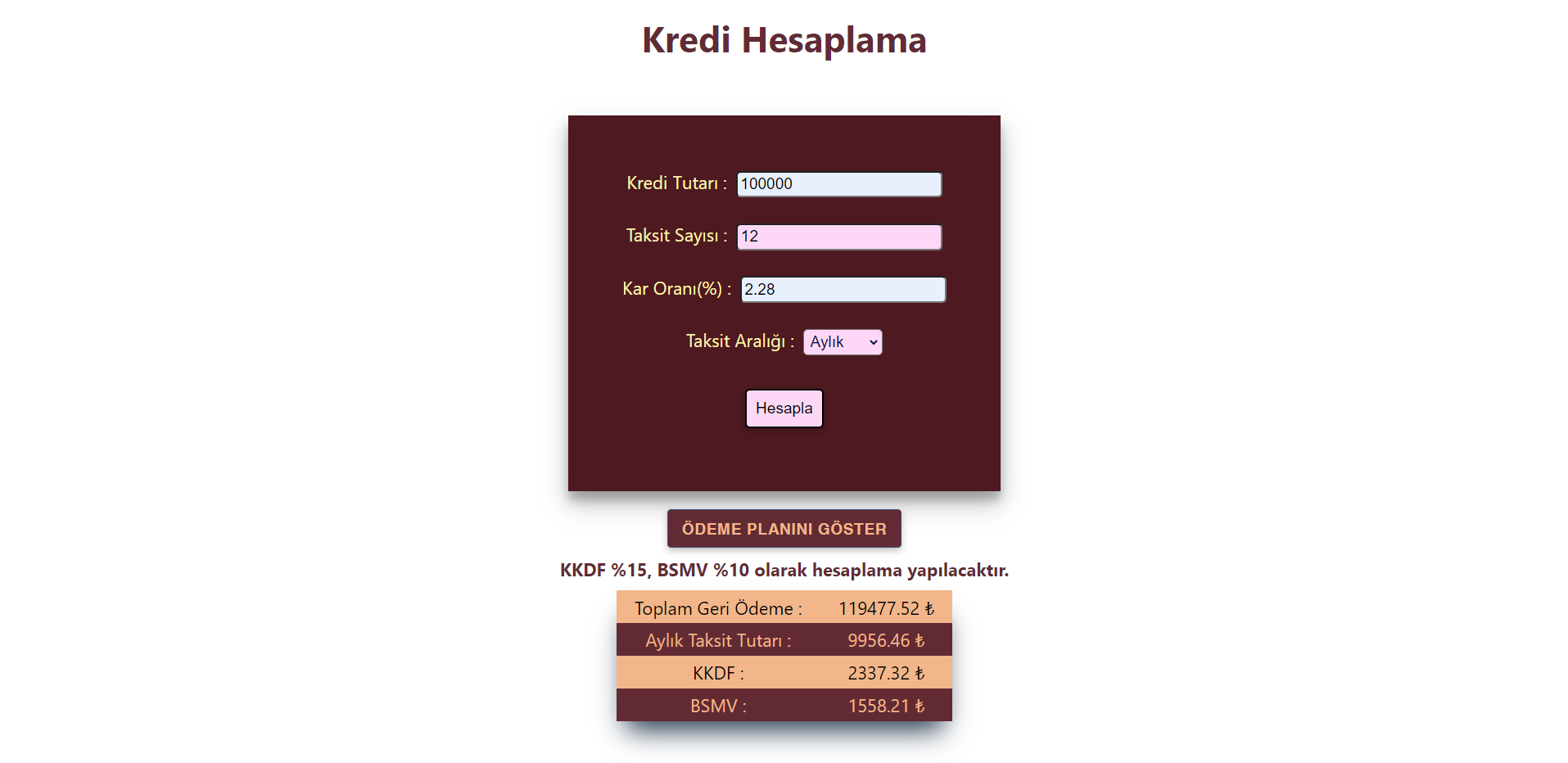 GitHub - furkanislek/Fimple-Credit-Calculate