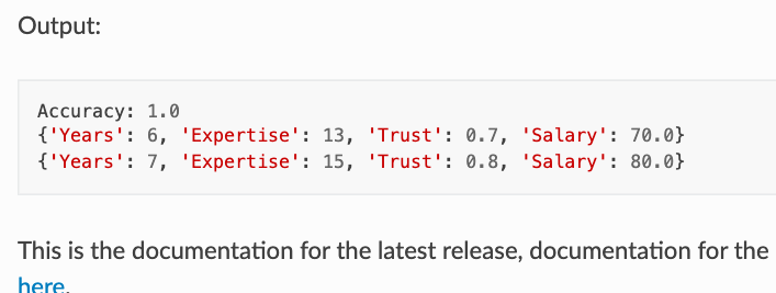 docs: there is a mistake in the official documentation website · Issue #1430 · intel/dffml · GitHub