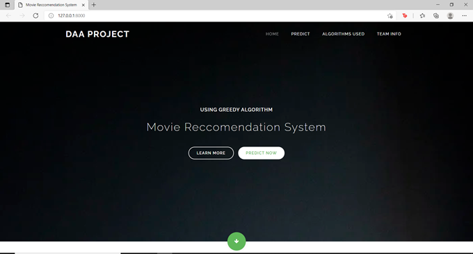 GitHub - pranjalrpatil/daa-mini-project: movie recommendation using 'lazy greedy' algorithm