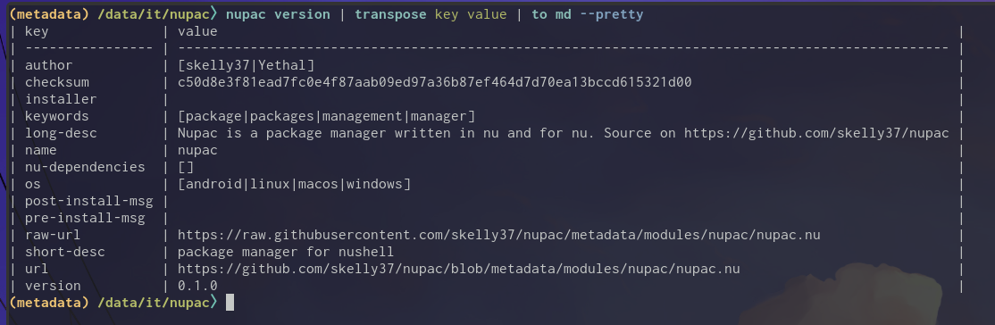 `to Md` Breaks Lists · Issue 6368 · Nushellnushell · Github