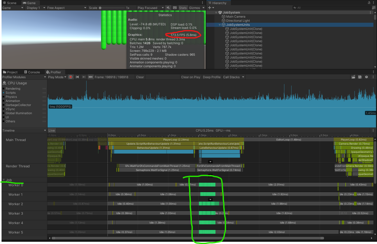 GitHub - CreatNatoy/Unity-Job-System: In this project, we will compare operations performed with ...