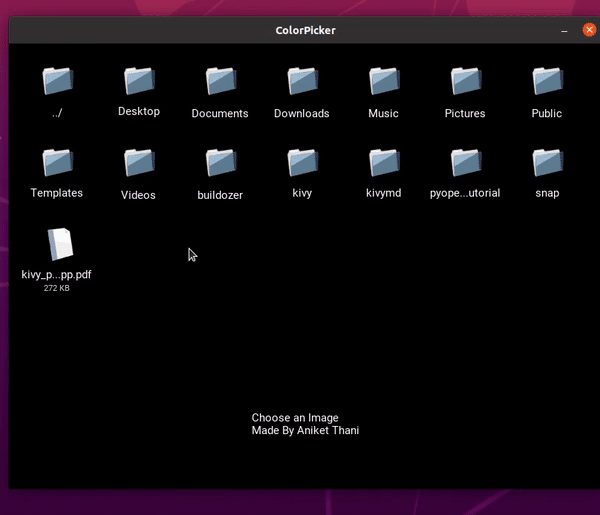 GitHub - Aniketthani/Color-Picker-from-Image-in-Kivy: pick color from ...