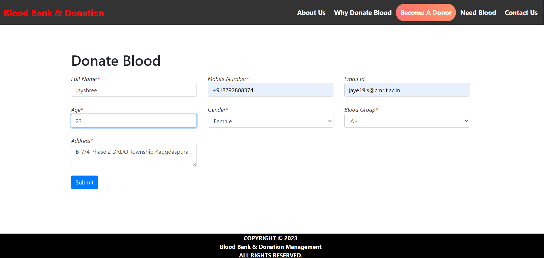 GitHub - jayshree-02/Blood-Donation-Management-system