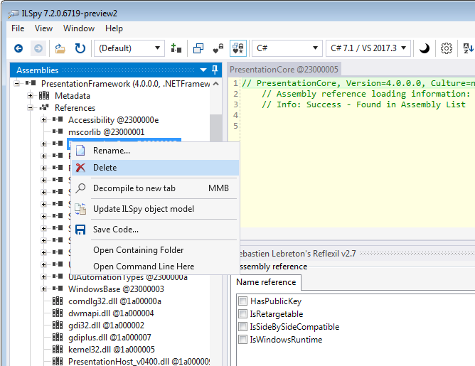 How to remove some of references from assembly? · Issue #2556 ...