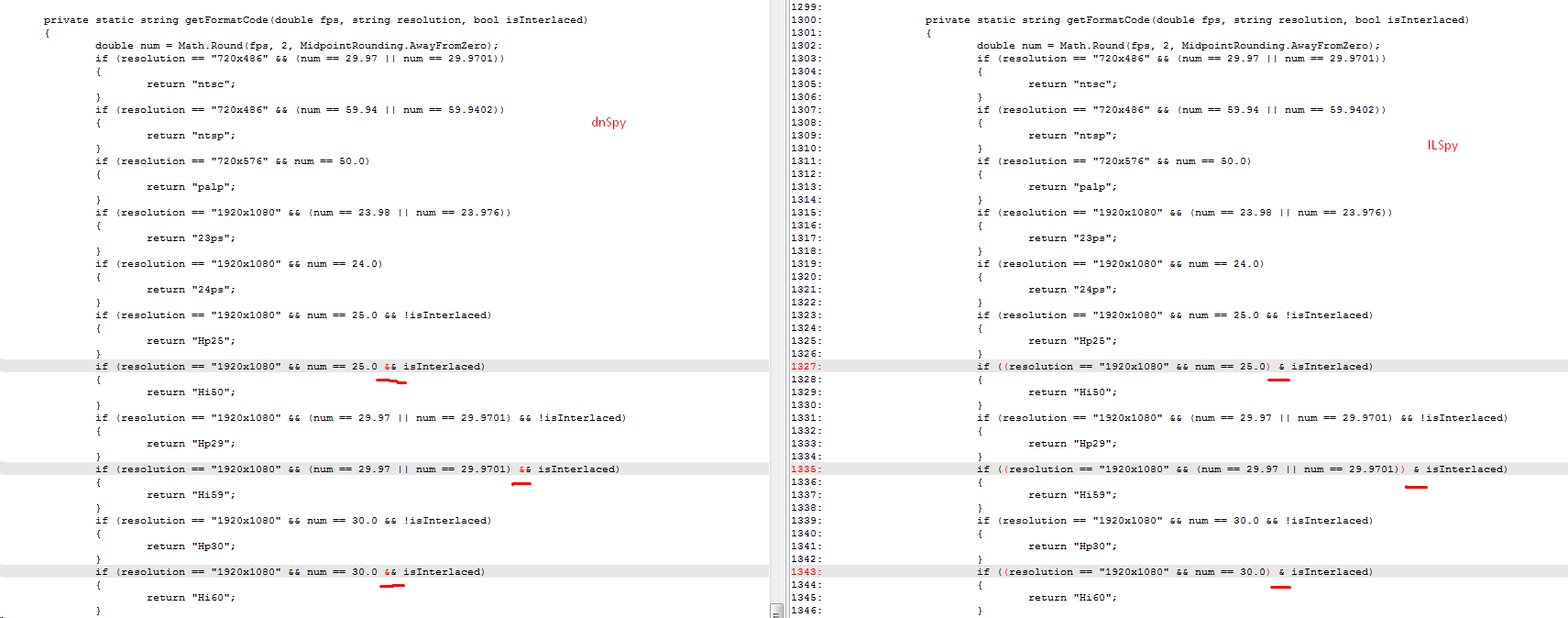 Ilspy Makes Mistakes In Logical Conditions Using Bitwise Operators Instead Of Logical One