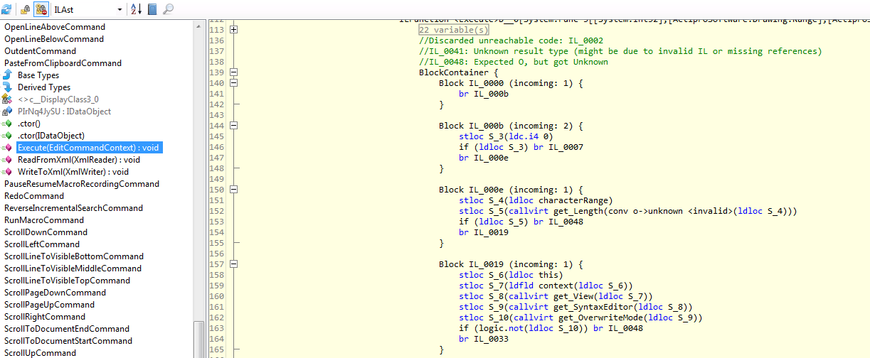 assert at ICSharpCode.Decompiler.IL.Transforms.DelegateConstruction ...