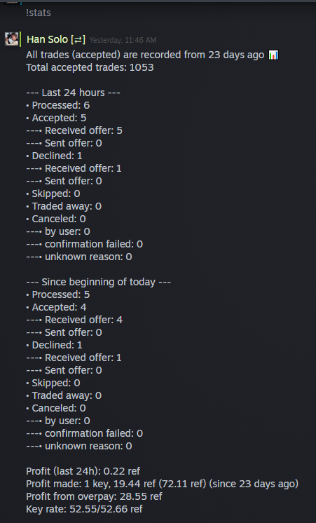 Error with Negative Profit · Issue #486 · TF2Autobot/tf2autobot · GitHub