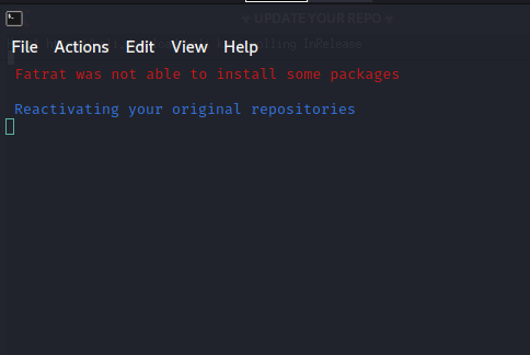 Can't start TheFatRat · Issue #642 · screetsec/TheFatRat · GitHub