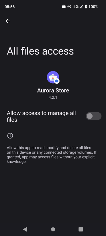 No option for storage scopes on some applications · Issue #2140 · GrapheneOS/os-issue-tracker ...