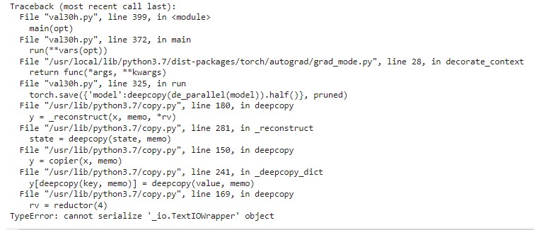 How to Save Pruned Models with Modified Val.py · Issue #6728 · ultralytics/yolov5 · GitHub