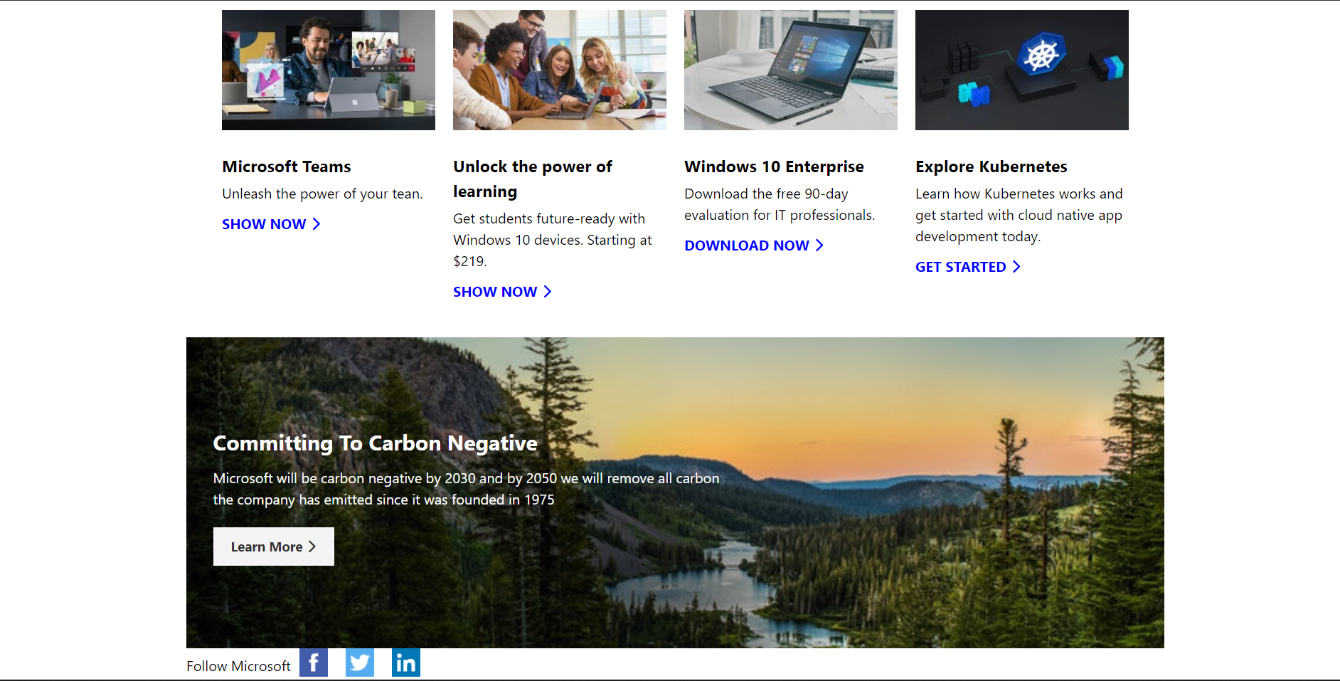 GitHub - KIET7UKE/Microsoft-Homepage-Clone: Microsoft Homepage Clone using HTML, CSS, JS