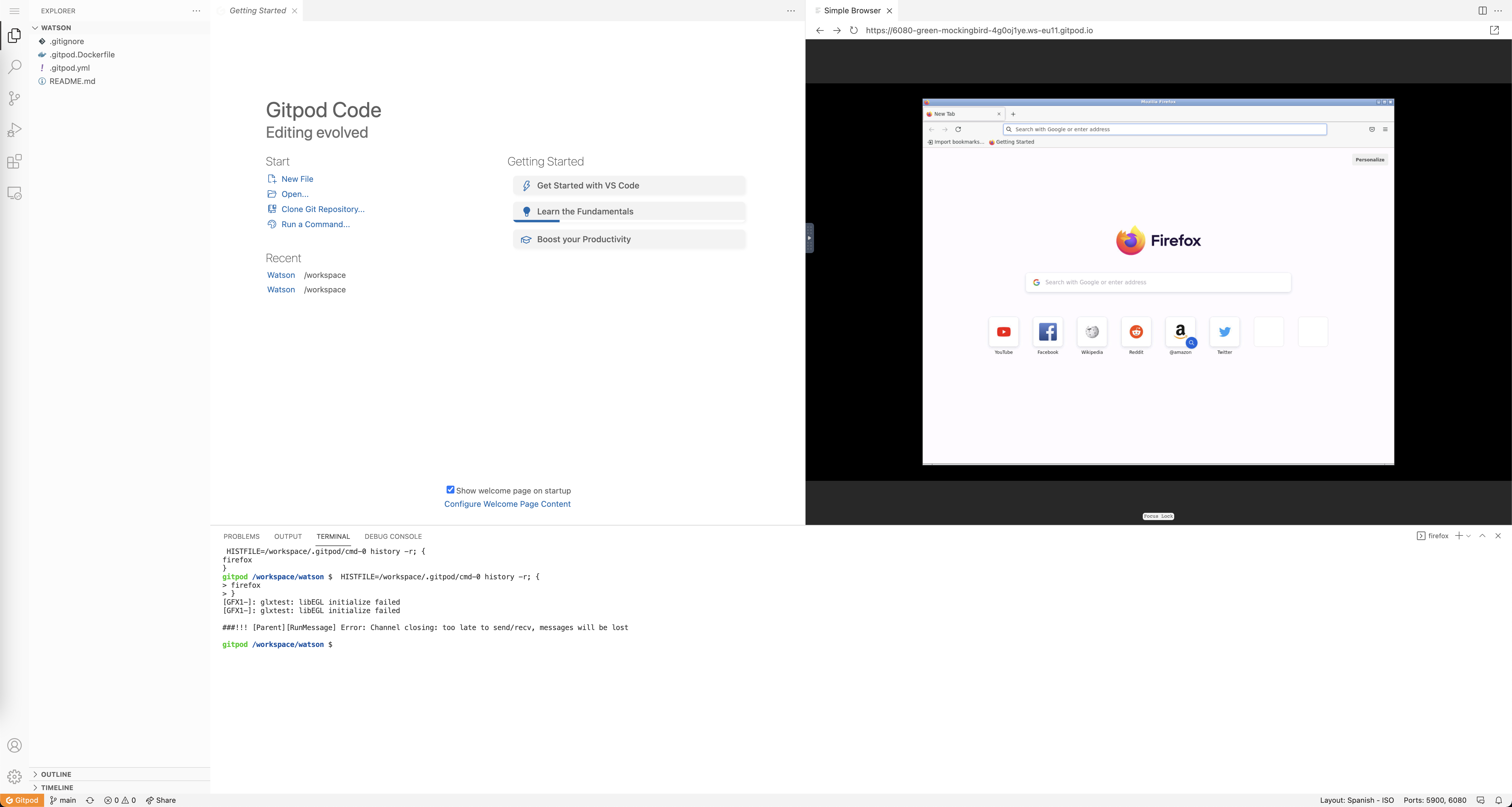 VNC Port not initialized · Issue #4770 · gitpod-io/gitpod · GitHub