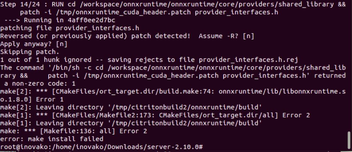 Triton 2100 Build Without Docker On Ubuntu 2004 With Onnx Backend · Issue 4519 · Triton 5809
