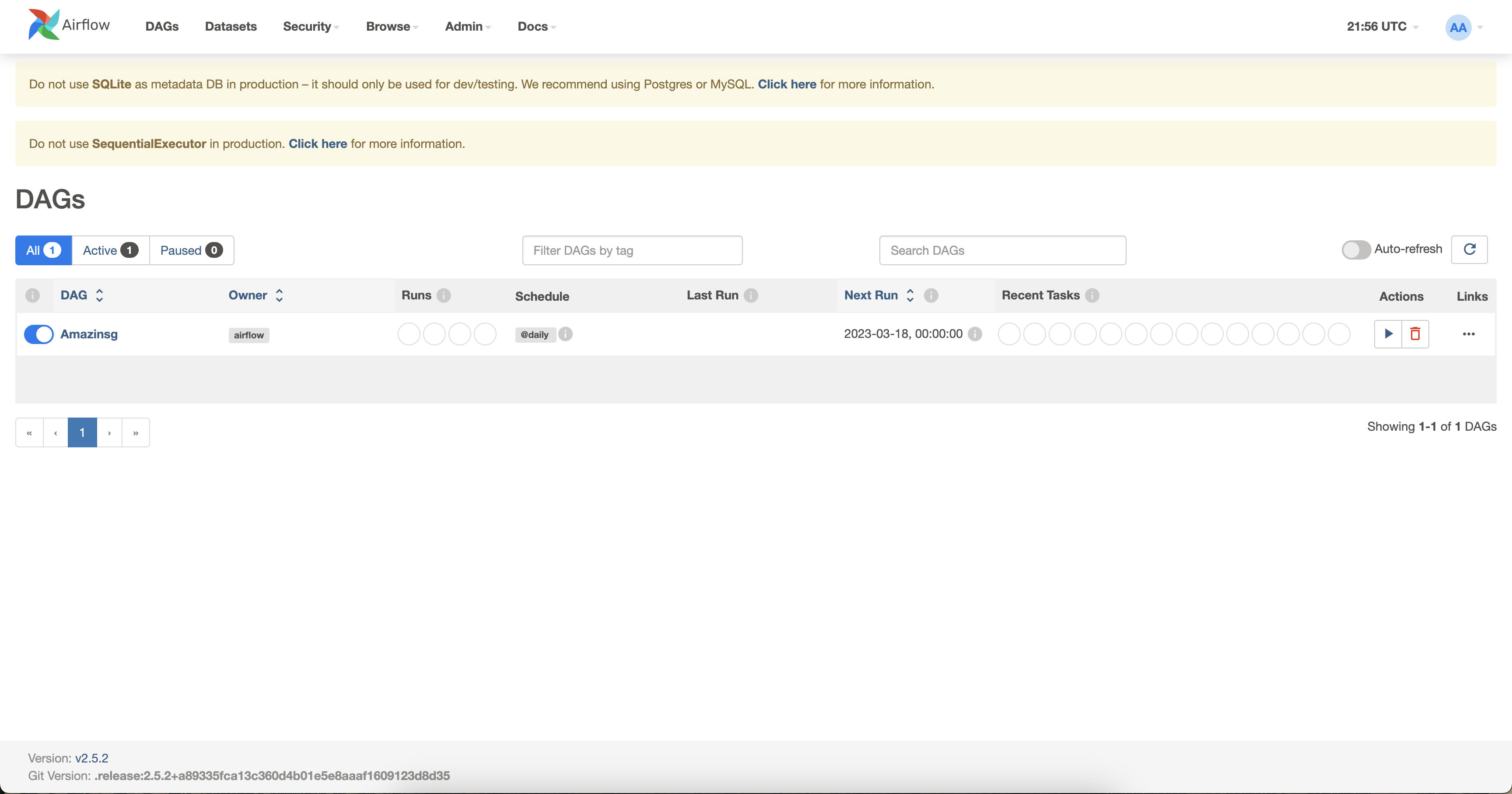 Airflow "This DAG isnt available in the webserver DagBag object " · apache airflow · Discussion ...
