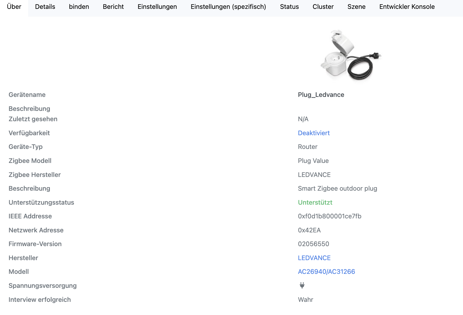 LEDVANCE Smart+ Plug paired as wrong device · Issue #17372 · Koenkk ...