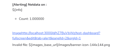 netdata alarm custom sender prints the variable name instead of its value · Issue #9023 ...