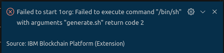 Failed to execute command "/bin/sh" with arguments "generate.sh" return code 2 · Issue #2357 ...