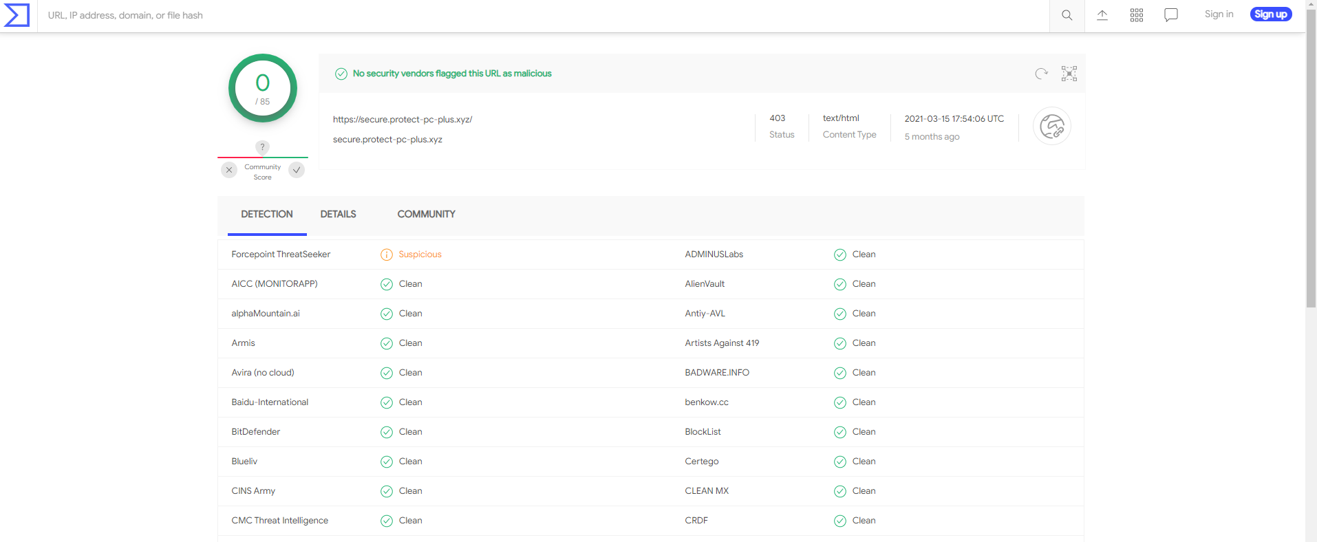 [Add request] - Malware ? redirect ? · Issue #462 · blocklistproject/Lists · GitHub