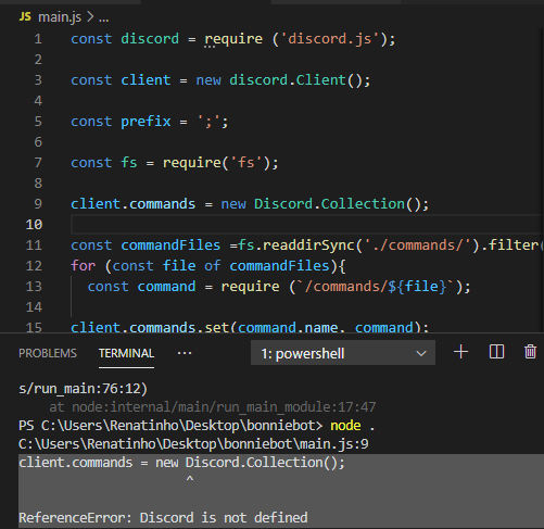 im having issues to create a advanced command handler · Issue #3139 · nodejs/help · GitHub