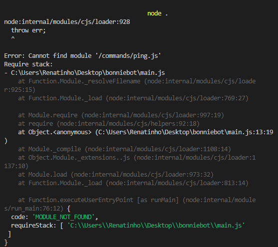 im having issues to create a advanced command handler · Issue #3139 · nodejs/help · GitHub