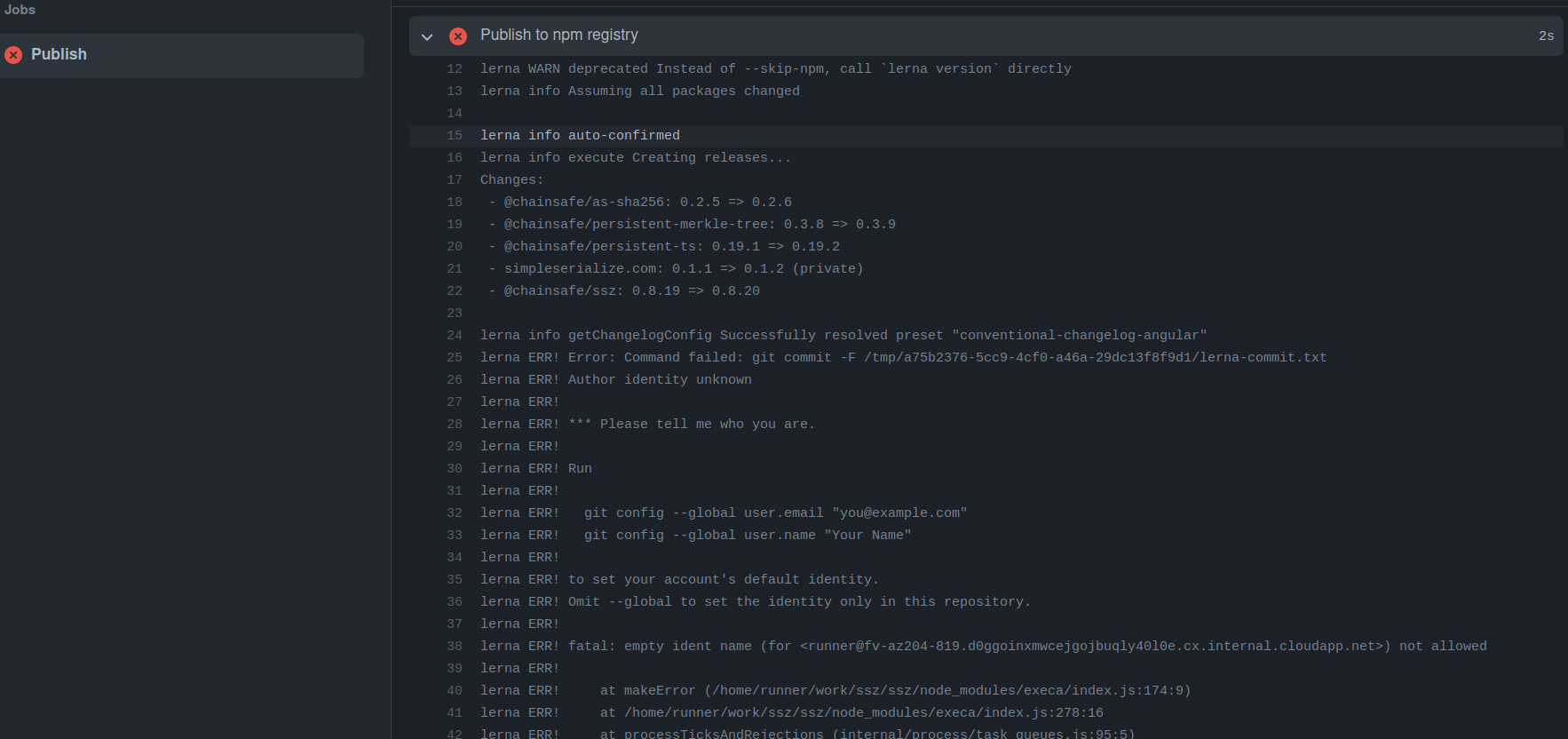 mono repo release workflow · Issue #203 · ChainSafe/ssz · GitHub