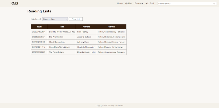 GitHub - mayureshpatel/reading-management-system: A reading management ...