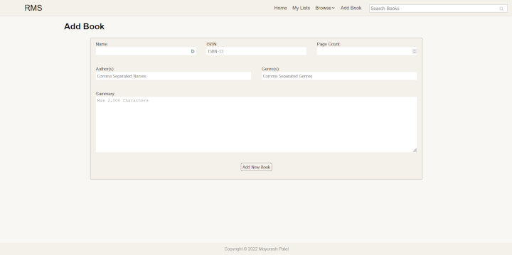 GitHub - mayureshpatel/reading-management-system: A reading management ...