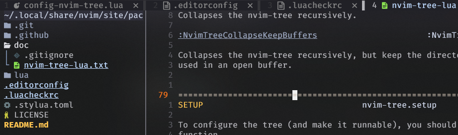 NvimTree content shifted left when toggled with no focus · Issue #1063 · nvim-tree/nvim-tree.lua ...