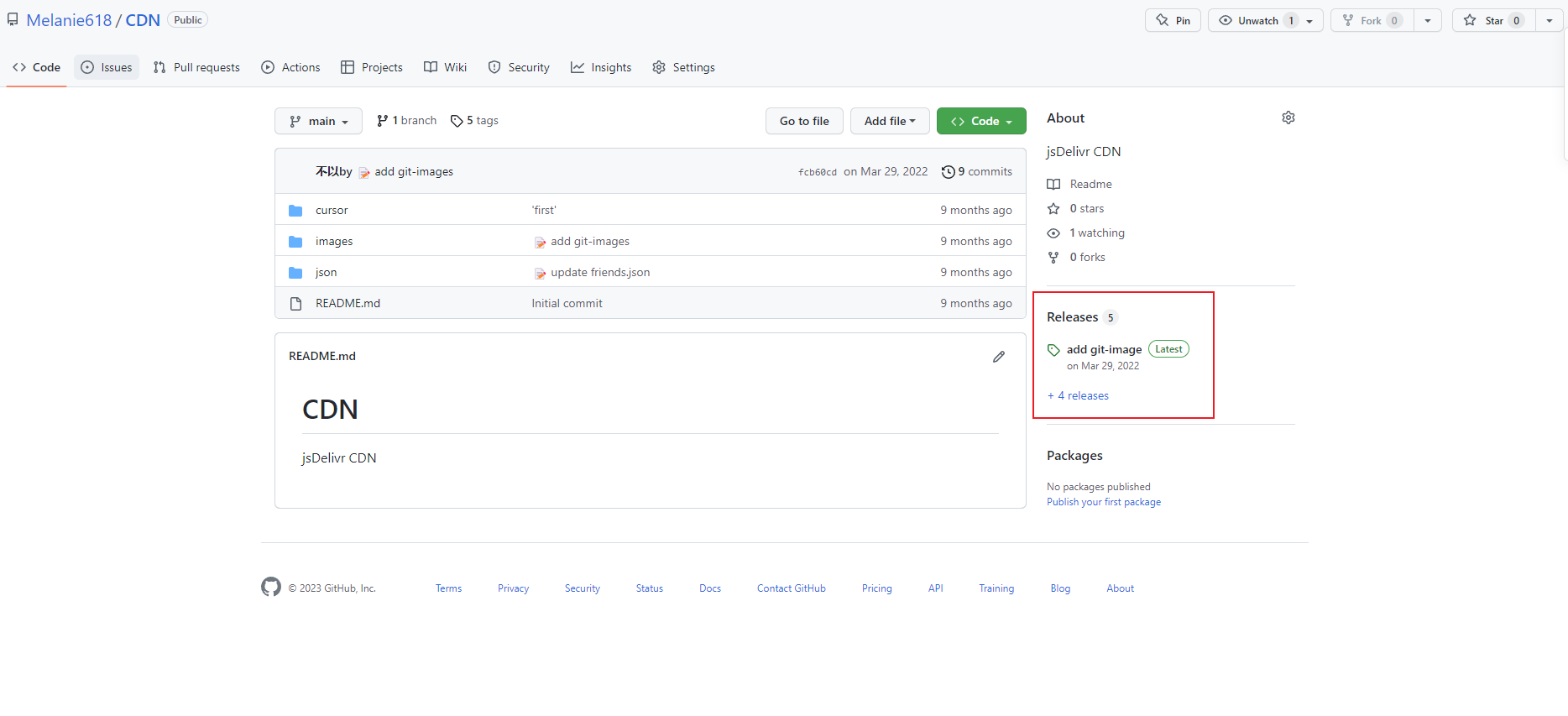 GitHub - Melanie618/CDN: jsDelivr CDN