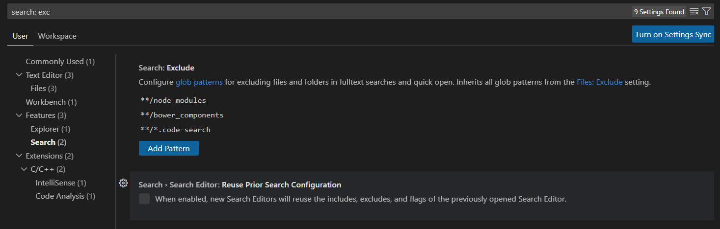 Search not excluding configured folders · Issue #186942 · microsoft/vscode · GitHub