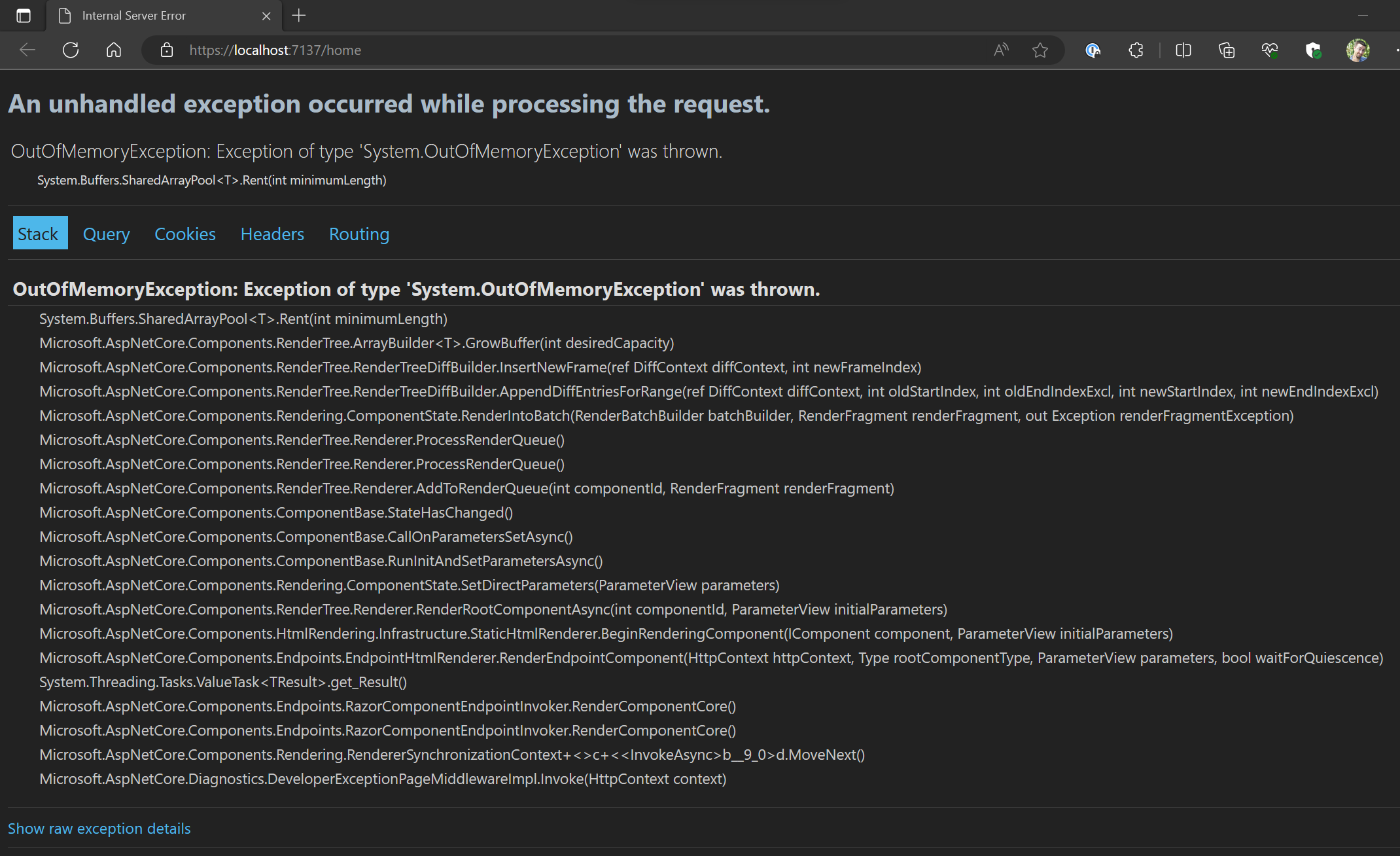 .NET 8.0.0-preview.7 Blazor Web Template Get Stuck in Loading with Kestrel · Issue #50066 ...