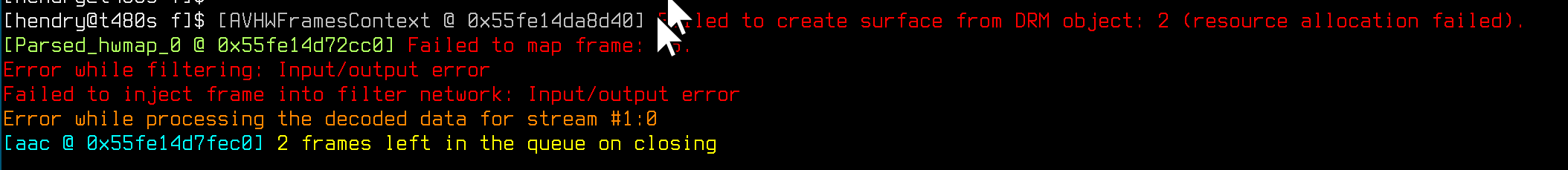 Failed to create surface from DRM object: 2 (resource allocation failed). · Issue #4 · kaihendry ...