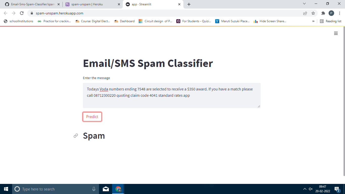 GitHub - pawansharma197/Email-Sms-Spam-Classifier: Email-Sms-Spam ...