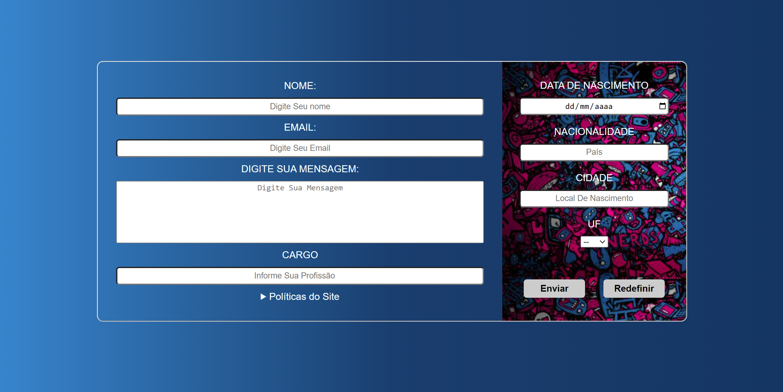 GitHub - egrinaldo/Formularios