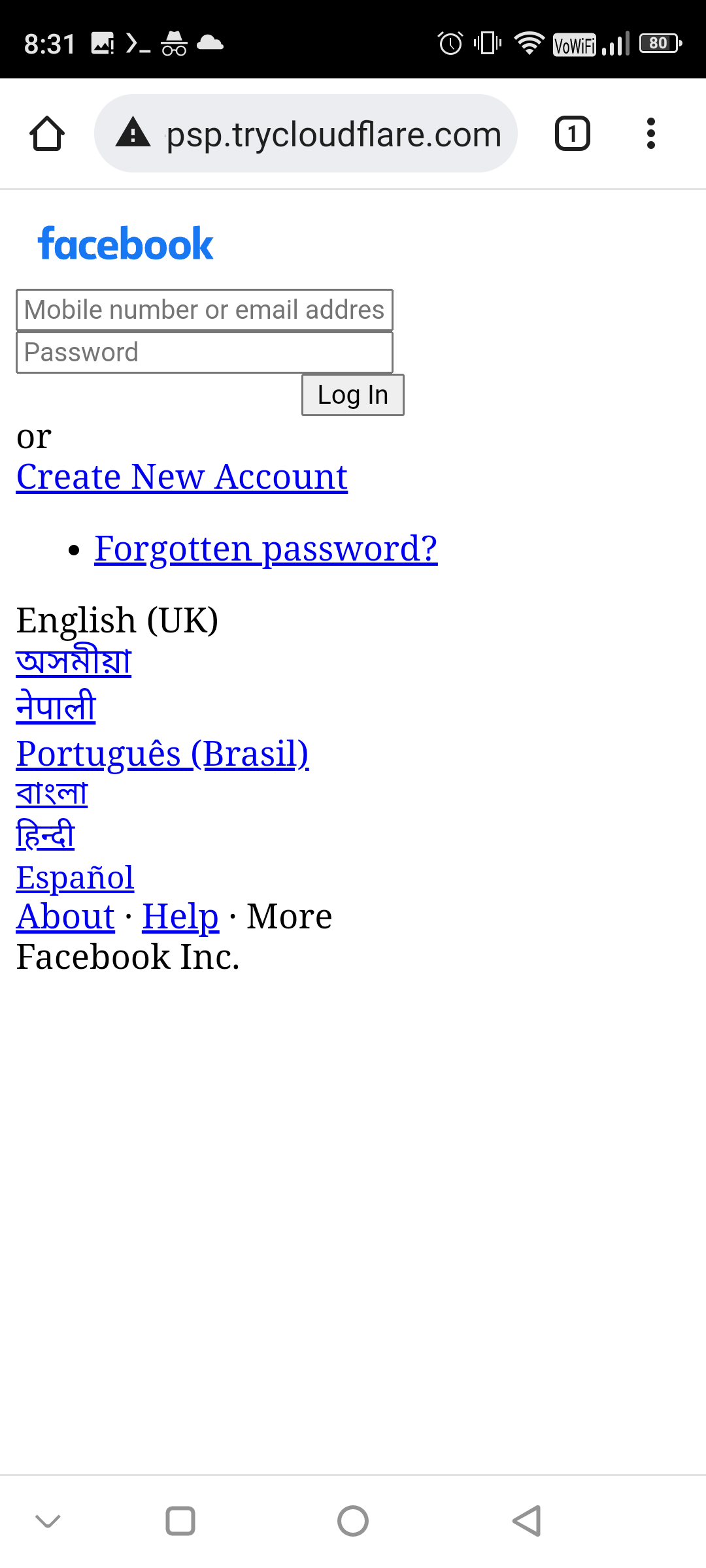 Facebook traditional login page destroyed · Issue #369 · htr-tech/zphisher · GitHub